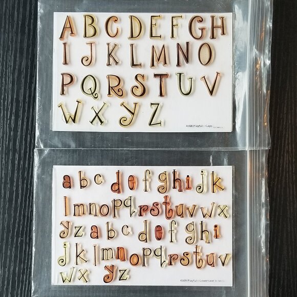 Close To My Heart | Other | Ctmh Playful Alphabet Numbers Acrylic ...